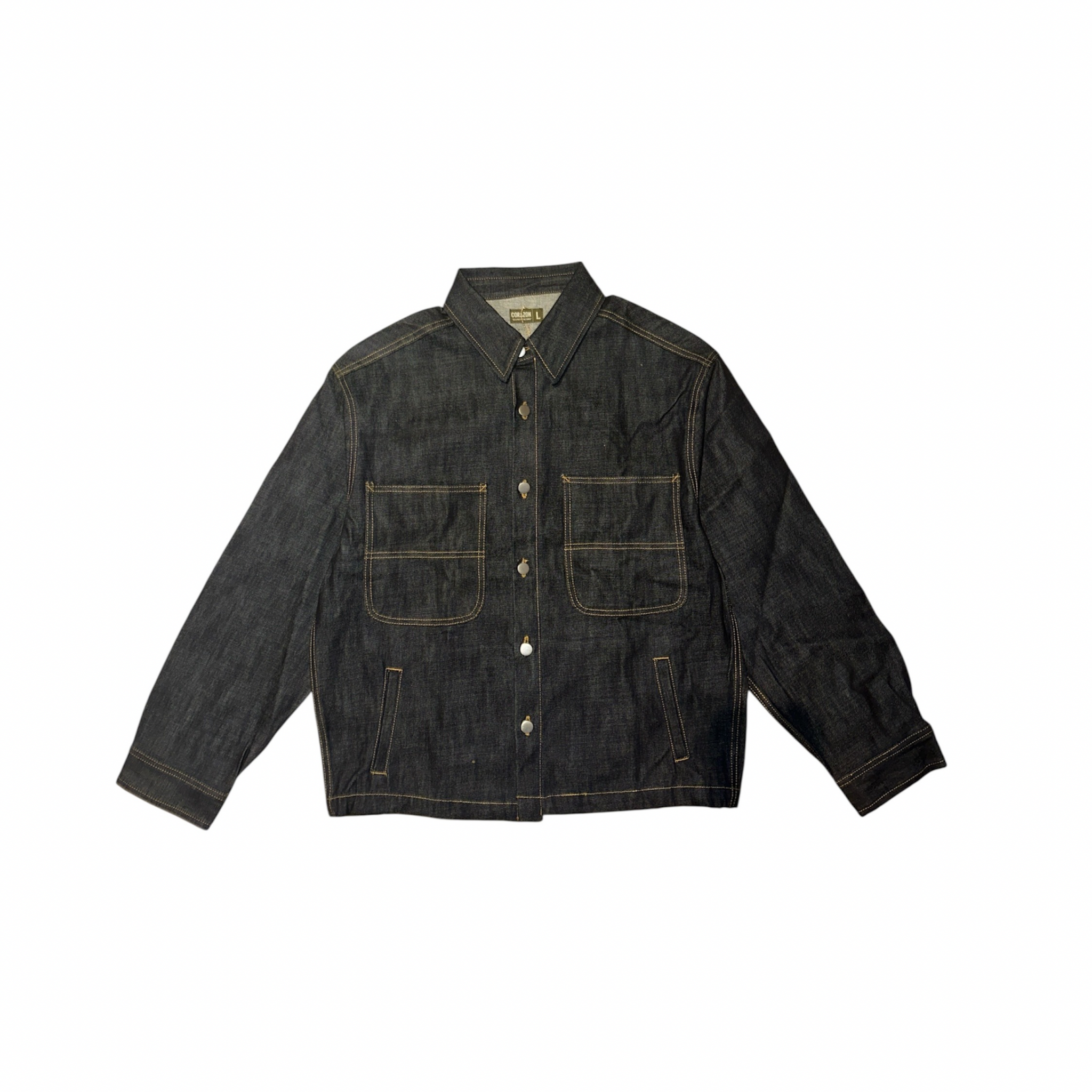 Black Corazon Selvedge Denim Jeans & Jacket